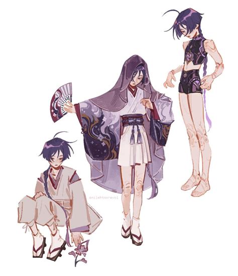 Enilehtnorevol Scaramouche Genshin Impact Scaramouche Kabukimono