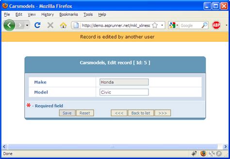 Record Locking In Web Applications WebCheatSheet