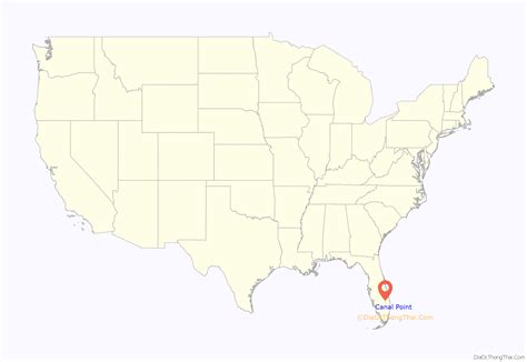 Map Of Canal Point Cdp Thong Thai Real Map Of Canal Point Cdp Thong Thai Real