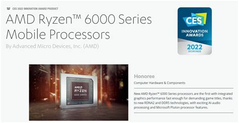 Amd Ryzen 6000 Series Mobile Chips Break Cover At Ces 2022 Club386