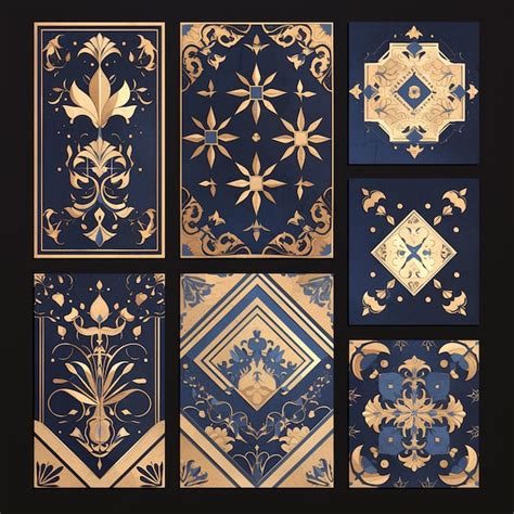 Classical Patterns With Refined Details Premium Ai Generated Vector