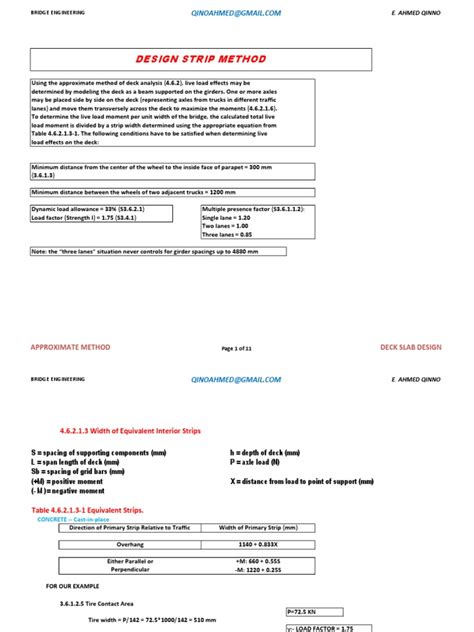 Strip Method Pdf Bridge Civil Engineering