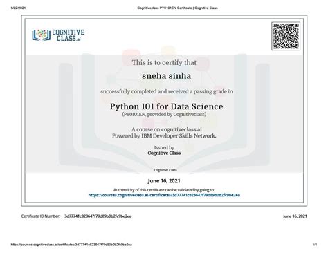 Sneha Sinha On Linkedin Ibm Cognitive Class