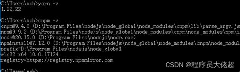 最新Node js安装及配置详细教程 CSDN博客