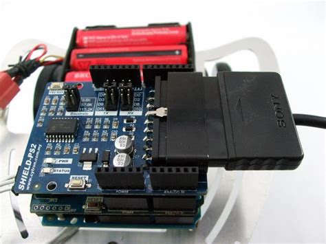 Remote Control With Shield Ps2 G15 As Wheel