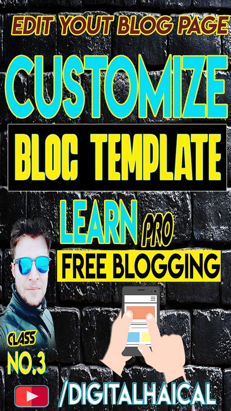 How To Customize Blogger Template Free Blog Blogger Templates Blog