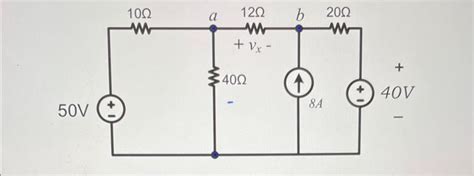 Solved Find Vx Chegg Com