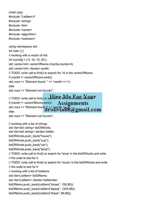 Maincpp Include Listitemh Include Ltstringgt Inpdf