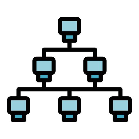 Big Data Structure Icon Vector Flat 21781722 Vector Art At Vecteezy