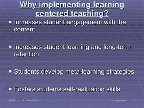 Student Centered Teaching Ppt