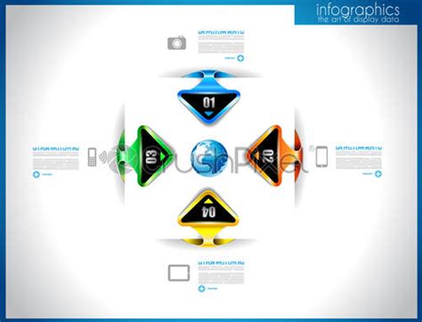 Infographic Template For Statistic Data Visualization Stock Vector 52942 Crushpixel