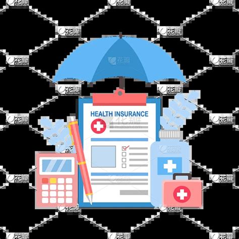 计算器 伞 健康保健 绘画插图 海报 蜘蛛网 在下面 矢量 巨大的 组物体素材 花瓣网