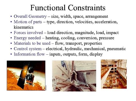 Design Constraints For Engineering Projects Product Design