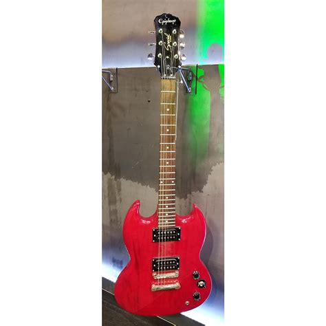 Used Epiphone 2010s Sg Solid Body Electric Guitar Red Musicians Friend