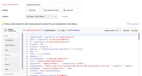 Function 46 Auto Generate List Of Lapsed Customers Using Custom Button