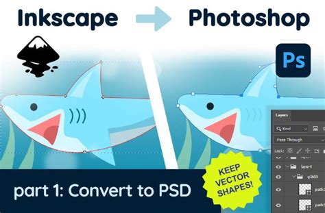 Inkscape Photoshop Convert SVG To PSD With Editable Vector Bayu