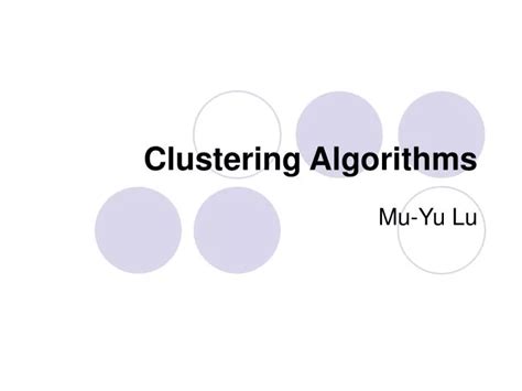 Ppt Clustering Algorithms Powerpoint Presentation Free Download Id