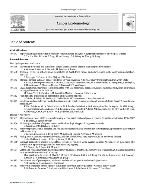 Pdf Critical Reviews 101577 Reporting And Guidelines For Mendelian