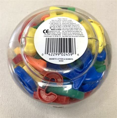 Shelcore Magnetic Letters And Numbers In Case Vintage 1995 Set Of 82 Pieces 4629490365