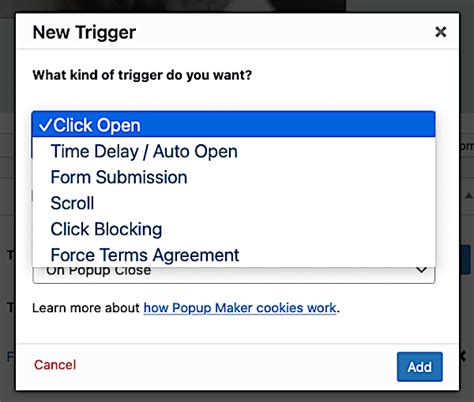 A Beginners Guide To Popup Triggers Popup Maker Documentation