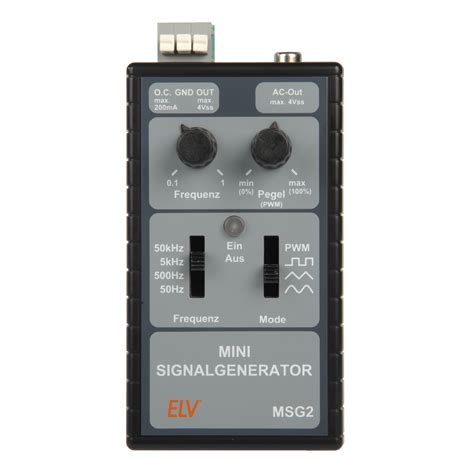Elv Bausatz Mini Signalgenerator Msg2 Bausätze