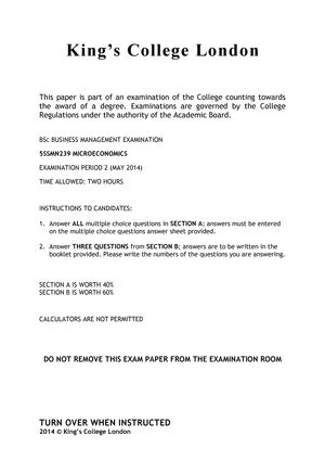 Problem Set Tutorial SSPP Microeconomics PROBLEM SET For Week Tutorials