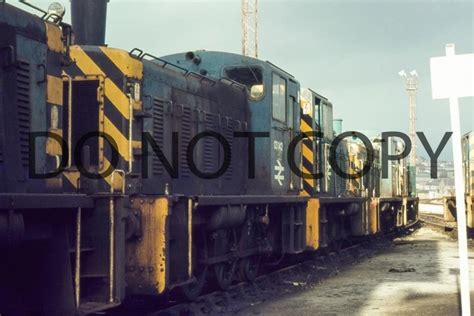 Uk Diesel Train Railway Photograph Of Class 03 Shunter 03142 Loco Rm03