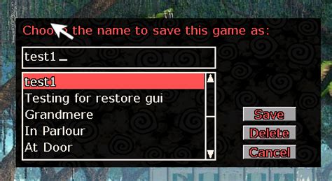 How To Customize The Default Load Save Adventure Game Studio