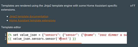 Json Value Template Configuration Home Assistant Community