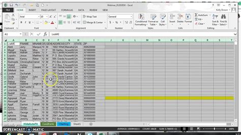 Autofit Columns And Rows YouTube