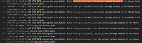 Core Over Spammig Of A Log For Non Stored Depends · Issue 36851 · Odooodoo · Github