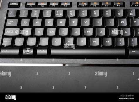 Computer Keyboard Input Device Part Of Keyboard Showing Keys With Esc At Top And Alt At Bottom