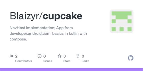 GitHub Blaizyr Cupcake Training From Developer Android Basics