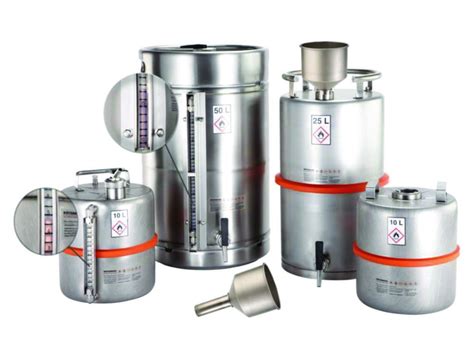 Safety Barrels For Solvents With Self Closing Tap ¾ With Pfa Level