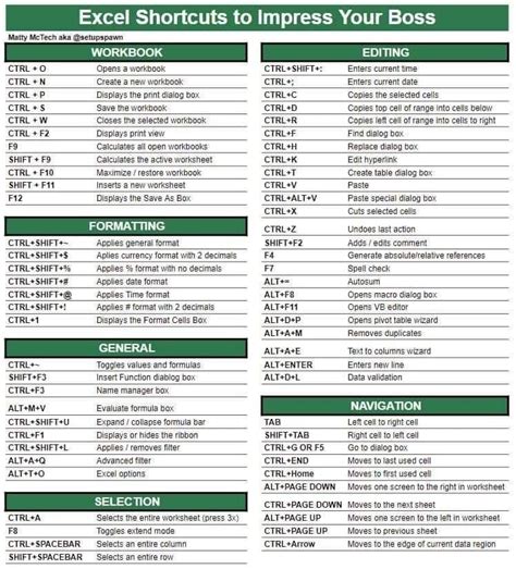 Pin By Janjoun Joun On Business And Professional Excel Shortcuts Excel Shortcuts Cheat Sheets