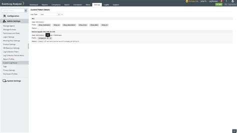 Custom Log Parser