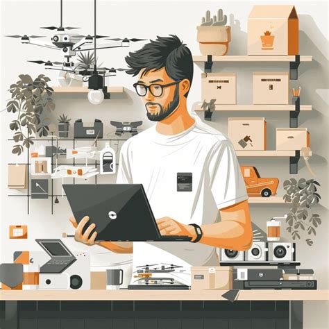 Marketer Drone Software Developer In A Coworking Design Premium Ai Generated Image Marketer Drone Software Developer In A Coworking Design Premium Ai Generated Image