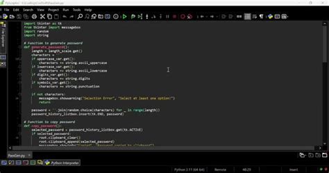 Harpal Modasiya On Linkedin Python Tkinter Python Tkinter Passwordgenerator Codsoft