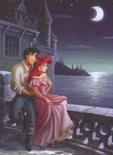 Disney Couple Princess Ariel And Prince Eric Wallpaper