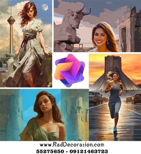 تابلو های دکوراتیو نقاشی دکوراسیون راد Rad Decoration