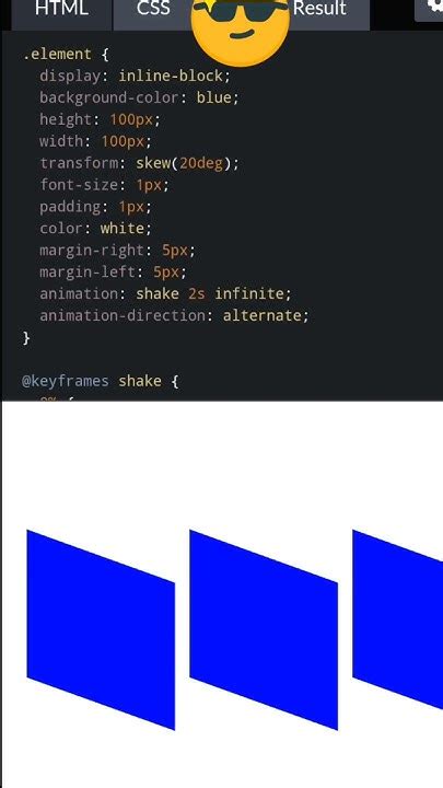how to use the skew function and transform property in css css