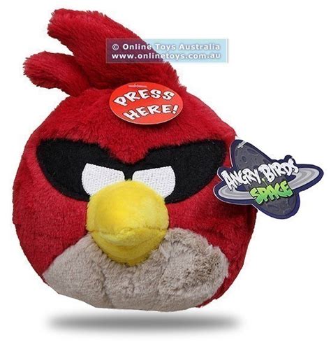 Angry Birds Space 13cm Plush With Sound Super Red Bird Online