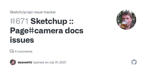Sketchup Pagecamera Docs Issues · Issue 671 · Sketchupapi Issue