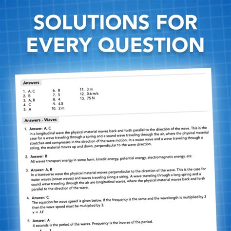 Physics 1 Waves Practice Problems And Solutions By Physics Lab
