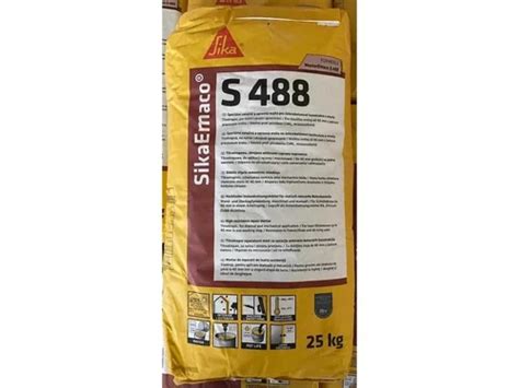 Sika Emaco S488 Waterproofing Cement Packaging Size 25kg Powder At