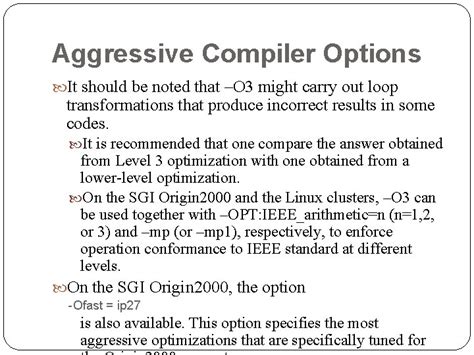 Parallel Computing Explained Scalar Tuning Slides Prepared From