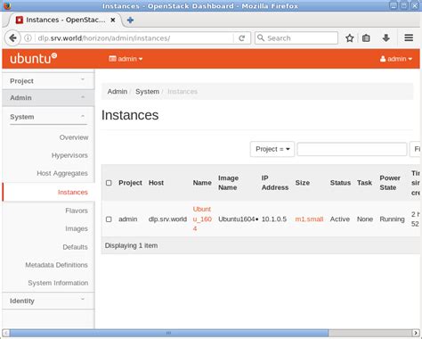 Ubuntu 16 04 Lts Openstack Newton Configure Horizon Server World