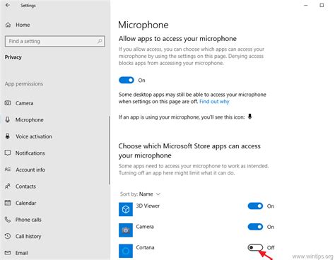 How To Disable Or Enable The Microphone On Windows WinTips Org
