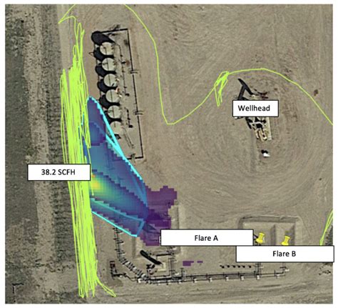 Measure Efficiency Drone Equipped With Single Methane Sensor Methane