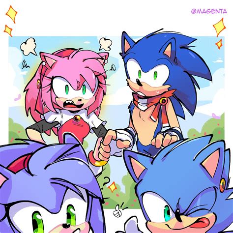 Pin By Ruby Perry On Sonic Sonic And Amy Sonic Heroes Sonic Funny